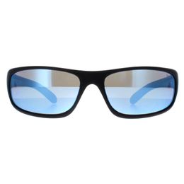 Boll&eacute; Bolle Anaconda BS027008 matt schwarz himmelblau polarisierte Sonnenbrille