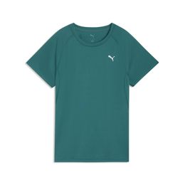 Laufshirt Puma "W RUN VELOCITY TEE (POLY)", Damen, Gr. L, emerald ice, Web, Obermaterial: 100% Polyester, regular fit normal, Rundhals, Shirts Laufshirt, ergonomische Schnittf&uuml;hrung, kurze &Auml;rmel, sportliches T-Shirt
