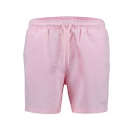 Badehose LINDBERGH "Badehose Loose Fit", Herren, Gr. XL, Normalgr&ouml;&szlig;en, pink, Obermaterial: 100% Polyester, unifarben, Badehosen Badehose