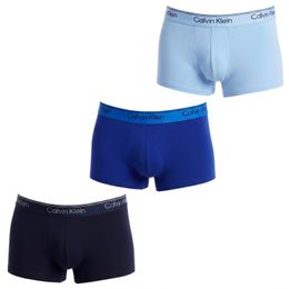 Calvin Klein Pack 3 Herren Boxershorts Low Rise Mikrofaser Stretch NB4409