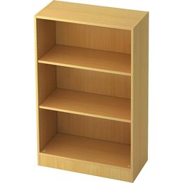 B&uuml;roregal, 2 Fachb&ouml;den, Breite 800 mm, Buche-Dekor kaiserkraft