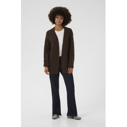 Culture Strickjacke CUbrava Strickjacke Oversize fit dark brown