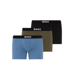 Trunk BOSS "3P BOSS ONE", Herren, Gr. M, open gr&uuml;n 348, Jersey, Obermaterial: 95% Baumwolle, 5% Elasthan, Unterhosen