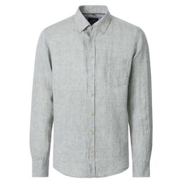 Leinenhemd Casamoda "Casamoda Leinenhemd uni", Herren, Gr. L, Normalgr&ouml;&szlig;en, hellgr&uuml;n, 100% Leinen, unifarben, l&auml;ssig geschnitten, Hemden