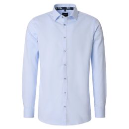 Businesshemd Venti "Venti Businesshemd Langarm uni", Herren, Gr. 41, Normalgr&ouml;&szlig;en, hellblau, 100% Baumwolle, unifarben, sehr figurbetont, Hemden