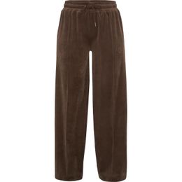 Stoffhose Karl Kani "Karl Kani Damen", Damen, Gr. S, US-Gr&ouml;&szlig;en, braun, 93% Polyester, 7% Elasthan, normal, Hosen Stoffhose