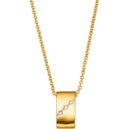 Damen Anh&auml;nger mit Kette vergoldet, Gr&ouml;&szlig;e 0