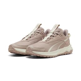 Trainingsschuh Puma "Extend Lite Trail Laufschuhe Erwachsene", Damen, Gr. 38,5, rose latte alpine snow beige wei&szlig;, Obermaterial: Synthetik, Textil. Futter: Textil. Innensohle: Textil. Laufsohle: Gummi, Schuhe