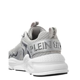 Laufschuh Plein Sport "Lo-Top Turnschuhe", Damen, Gr. 35, Normalschaft, silber (70, silber), Schuhe Laufschuh