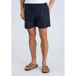 Badehose LINDBERGH "Badehose Loose Fit", Herren, Gr. L, Normalgr&ouml;&szlig;en, schwarz (navy), Obermaterial: 100% Polyester, unifarben, Badehosen Badehose