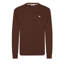 Sweater FELIX HARDY "Basic Rundhals Sweatshirt", Herren, Gr. XL, braun, 65% Baumwolle, 35% Polyester, Sweatshirts Sweater