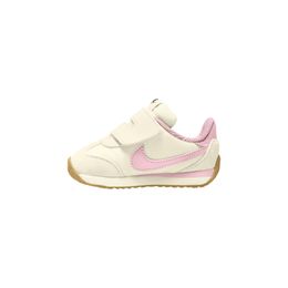 Sneaker Nike Sportswear "PACIFIC (TD)", M&auml;dchen, Gr. 25, sail, pink foam, gum light braun, Leder, Textil, Schuhe Sneaker, mit praktischem Klettverschluss