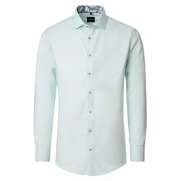 Businesshemd Venti "Venti Businesshemd uni", Herren, Gr. 40, Normalgr&ouml;&szlig;en, wei&szlig; (mint), 100% Baumwolle, unifarben, schmal, Hemden