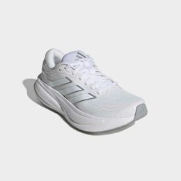 Laufschuh adidas Performance "RESPONSE 2", Damen, Gr. 43, cloud wei&szlig;, zero metallic, halo silber, Synthetik, Textil, Schuhe Laufschuh