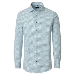 Businesshemd Venti "Venti Businesshemd Print", Herren, Gr. 38, Normalgr&ouml;&szlig;en, hellgr&uuml;n, 100% Baumwolle, bedruckt, comfort fit, Hemden