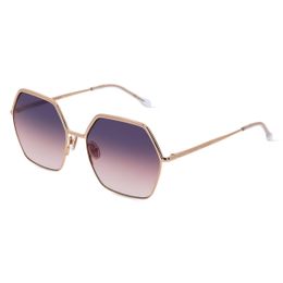 Isabel Marant IM 0119/S | Damen-Sonnenbrille | Fassung: Vollrand, Butterfly, Metall, Gold Gl&auml;nzend | Glasfarbe: Grau Verlaufend Mehrfarbig