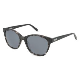 Esprit ET40135 | Damen-Sonnenbrille | Fassung: Vollrand, Cat Eye, Acetat, Grau Dunkel | Glasfarbe: Blau