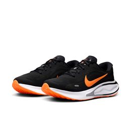 Laufschuh Nike "Journey Run", Herren, Gr. 41, schwarz, total orange, anthrazit, wolf grau, Synthetik, Textil, Schuhe Laufschuh