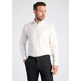 JACK'S INN 54 Businesshemd JACK&rsquo;S "Oxford-Hemd (Langarm) Regular Fit", Herren, Gr. L, Normalgr&ouml;&szlig;en, wei&szlig;, Obermaterial: 97% Baumwolle, 3% Elasthan, Hemden
