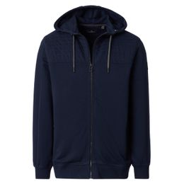 Sweatshirt Casamoda "Casamoda Sweatjacke uni", Herren, Gr. L, dunkelblau, 60% Baumwolle, 40% Polyester, Sweatshirts Sweatshirt