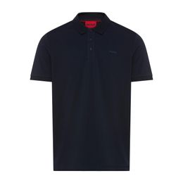 Poloshirt Hugo "Donos", Herren, Gr. L, dunkelblau408, Piqu&eacute;, Obermaterial: 100% Baumwolle, unifarben, regular fit normal, Rundhals, B&uuml;ndchen, Shirts, Regular Fit, Baumwoll-Piqu&eacute;