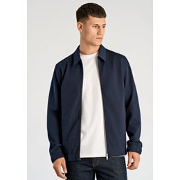 Hemdjacke Junk De Luxe "Casual Jacke Relaxed Fit", Herren, Gr. L, navy mix, Obermaterial: 75% Polyester, 22% Viskose, 3% Elasthan. Futter: 95% Polyester, 5% Elasthan, l&auml;ssig geschnitten, Jacken