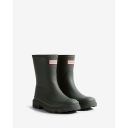 Gummistiefel Hunter "UNISEX DOWNPOUR SHORT BOOT", Herren, Gr. 40, schwarz olive, Synthetik, Schuhe Gummistiefel, wasserdicht