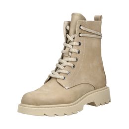 Schn&uuml;rstiefelette Tamaris "Tamaris Stiefelette Leder/Synthetik", Damen, Gr. 38, antelope, Leder, Synthetik, Schuhe Schn&uuml;rstiefelette