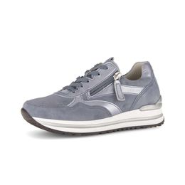 Sneaker Gabor "Sneaker low", Damen, Gr. 35,5, blau, Schuhe Sneaker
