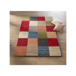 Teppich HEINE HOME Gr. 7, bunt (terracotta, bunt), B:160cm H:12mm L:160cm, Kunstfaser, Polypropylen, Teppiche, Teppich