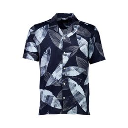 Kurzarmhemd Junk De Luxe "Freizeithemd (Kurzarm) Relaxed Fit", Herren, Gr. L, Normalgr&ouml;&szlig;en, ice blau, Obermaterial: 53% Baumwolle, 47% Lyocell (TENCEL&trade;), Hemden