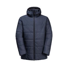 Funktionsjacke Jack Wolfskin "DEUTZER LONG JKT M", Herren, Gr. L (52), blau (night, blau), Hauptmaterial: 100% Polyester (recycled). Futter: 100% Polyester (recycled). F&uuml;llung: 100% Polyester (recycled), Jacken Funktionsjacke