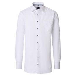 Businesshemd Venti "Venti Businesshemd extra langer Arm 72cm uni", Herren, Gr. 40, Normalgr&ouml;&szlig;en, schneewei&szlig;, 100% Baumwolle, unifarben, comfort fit, Hemden