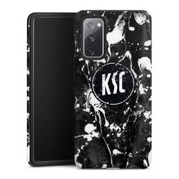 DeinDesign Galaxy S20 FE 5G Handy Panzer Handyh&uuml;lle robuste Outdoor H&uuml;lle Schutzh&uuml;lle gl&auml;nzend Ksc Official Licensed Product Karlsruher Sc Tough Case