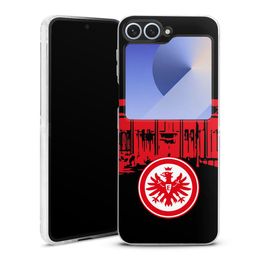 DeinDesign Galaxy Z Flip 6 Handy Hard Case Schutzh&uuml;lle transparent Smartphone Handy H&uuml;lle Eintracht Frankfurt Stadium Official Licensed Product Hard Case