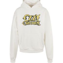 Kapuzensweatshirt Merchcode "Merchcode Ozzy Osbourne - Ultimate Sin Vintage Ultra Heavy Hoody", Herren, Gr. L, ready for dye, 100% Baumwolle, bedruckt, Sweatshirts