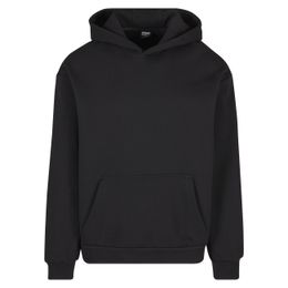 Kapuzenpullover Urban Classics "Urban Classics Oversized Light Brushed Fleece Hoody", Herren, Gr. L, schwarz, 100% Baumwolle, unifarben, oversize, ohne Ausschnitt, Pullover Kapuzenpullover