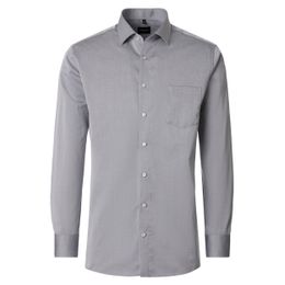 Businesshemd Venti "Venti Businesshemd extra langer Arm 72cm uni", Herren, Gr. 40, Normalgr&ouml;&szlig;en, grau, 100% Baumwolle, unifarben, comfort fit, Hemden