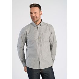 JACK'S INN 54 Businesshemd JACK&rsquo;S "Oxford-Hemd (Langarm) Regular Fit", Herren, Gr. L, Normalgr&ouml;&szlig;en, grau (dusty grau), Obermaterial: 98% Baumwolle, 2% Elasthan, Hemden