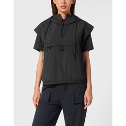 Kurzweste Plein Sport "Outdoorjacke", Damen, Gr. L, schwarz (02, schwarz), Obermaterial: 100% Polyamid. Futter: 100% Polyester, Westen