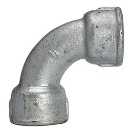 Riegler Bogen 2a, kurz, 90&deg;, IG/IG, Rp 1/2, schw. Temperguss feuerverz. (TFB 2A-12)