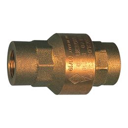 Riegler R&uuml;ckschlagventil, voller Durchgang, Messing, Rp 3/8, 20 - 50 mbar (227.31)