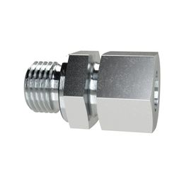 Riegler Gerade Einschraubverschraubung, G 3/8 a., Rohr-&Atilde;&tilde; 8, Stahl verz., GE388SST)