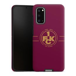DeinDesign Galaxy S20 Handy Panzer Handyh&uuml;lle robuste Outdoor H&uuml;lle Schutzh&uuml;lle matt 1. Fc Kaiserslautern Official Licensed Product 125 Jahre Tough Case
