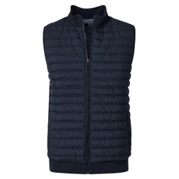 Sweatweste Casamoda "Casamoda Sweatweste uni", Herren, Gr. L, dunkelblau, 53% Baumwolle, 47% Polyester, Westen