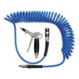 Riegler Spiralschlauch-Pistolen-Set Typhoon, PU-Schlauchdurchmesser 10x6,5, max. 3 m (SPPST10300PU)