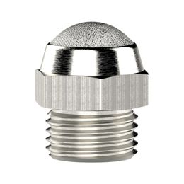 Riegler Schalld&auml;mpfer, Edelstahl, flach, G 1/4, SW 16 (SD14ESFL)