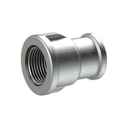 Riegler Muffen 240 IG/IG, Rp 1 1/2, Rp 1 1/4, schw. Temperguss feuerverz. (TFM240-112114)