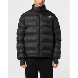 Winterjacke Plein Sport "Scratch", Herren, Gr. 4XL, schwarz (02, schwarz), Obermaterial: 100% Polyamid. Futter: 100% Polyester. F&uuml;llung: 100% Polyester, Jacken Winterjacke