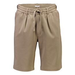 LINDBERGH Herren Bermudas "Bermudas Relaxed Loose Fit"sand mix, Gr. L, Obermaterial: 75% Polyester, 22% Viskose, 3% Elasthan, Hosen